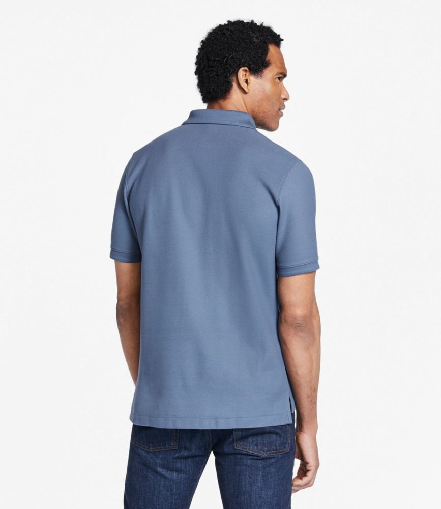 Men's Premium Double L Polo, Short-Sleeve Without Pocket, Slim Fit ...