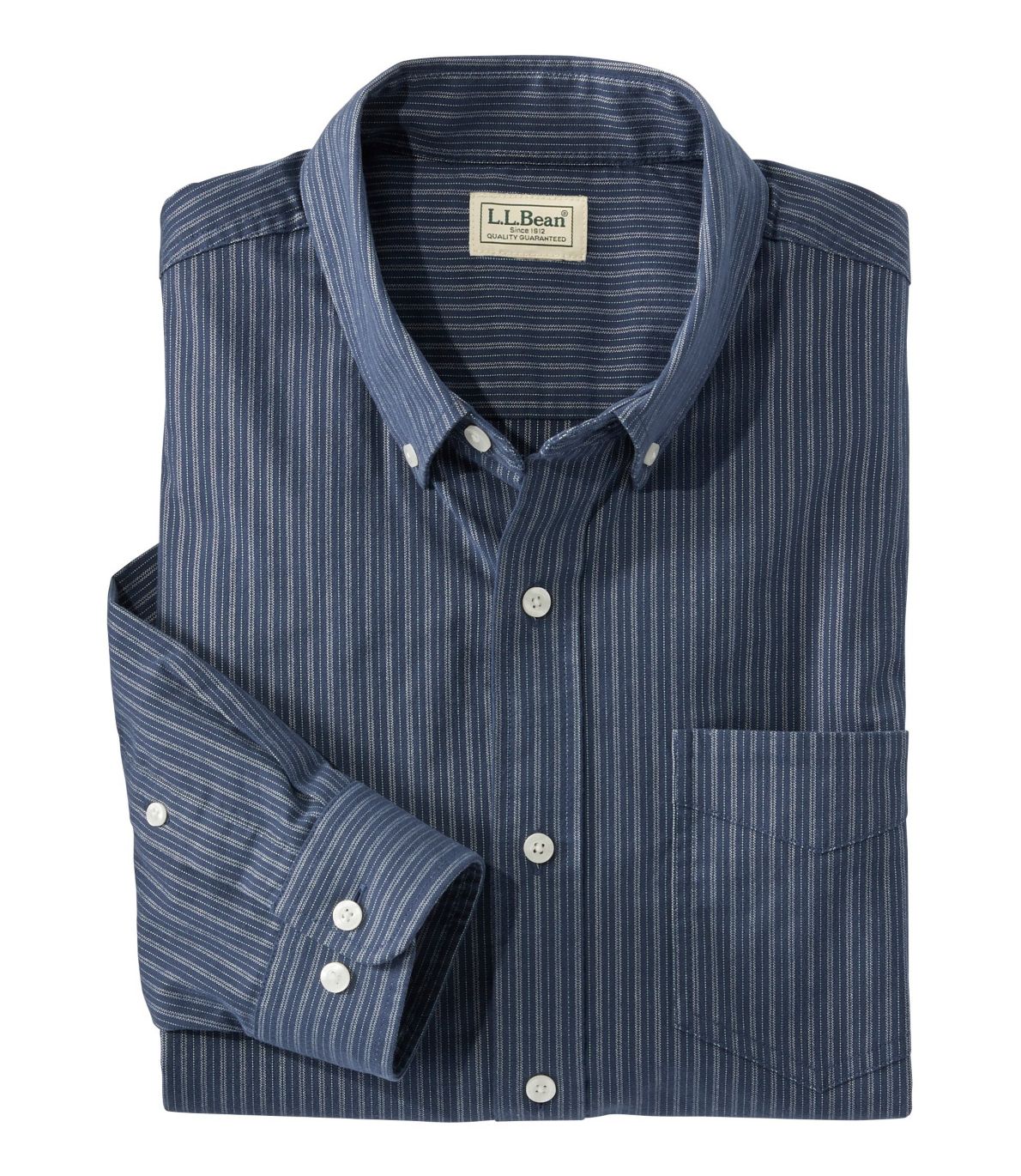 Mens Comfort Stretch Oxford Shirt Slightly Fitted Untucked Fit