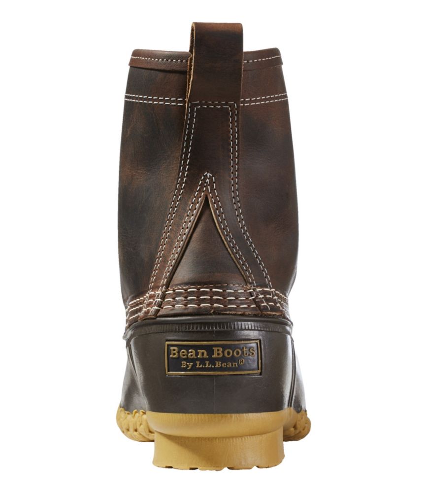 Men's Bean Boots 8", Flannel-Lined Insulated