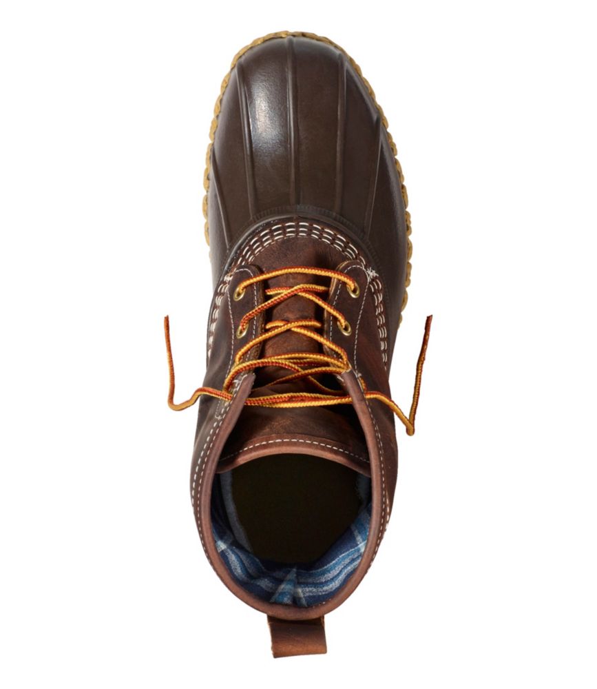 Men's Bean Boots 8", Flannel-Lined Insulated