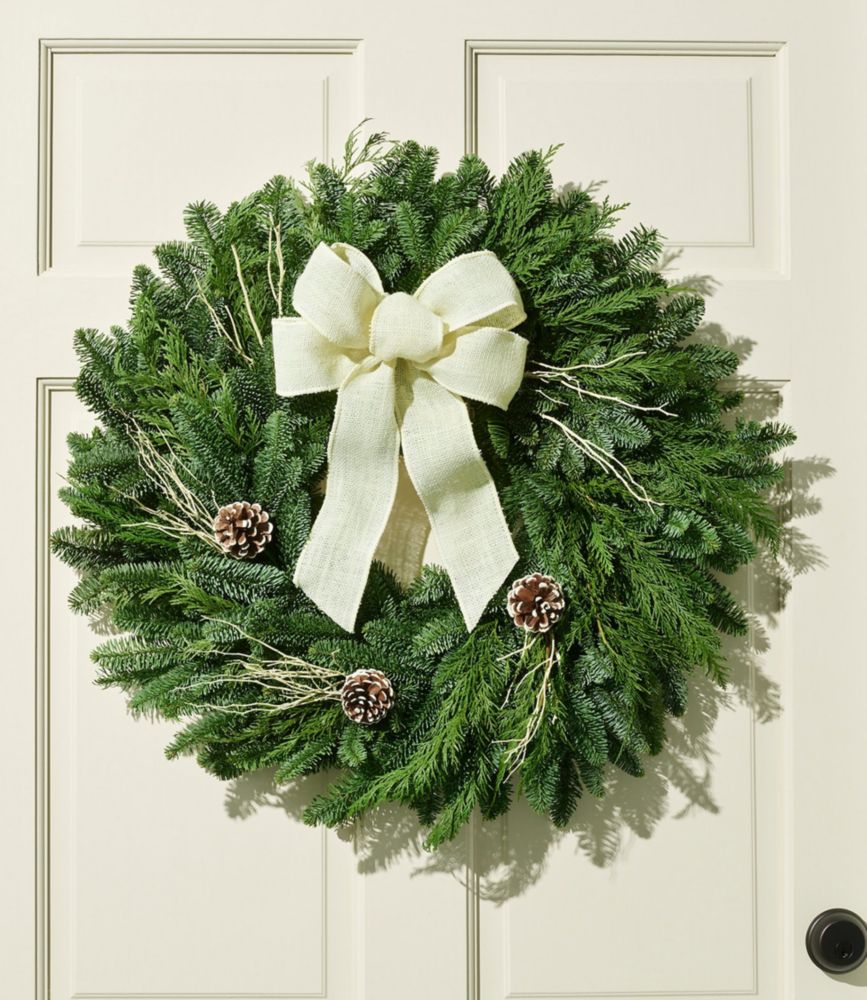 Winter Woods Wreath, 24" | Fresh Wreaths & Greenery at L.L.Bean