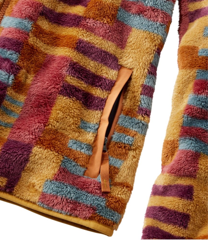 Women's L.L.Bean Hi-Pile Fleece Full-Zip Jacket, Print | Women's at L.L ...