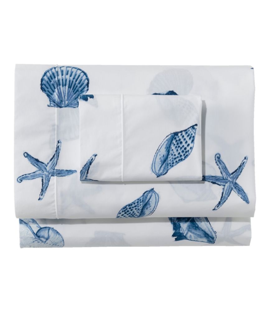 Seashell Percale Sheet Collection | Sheets at L.L.Bean
