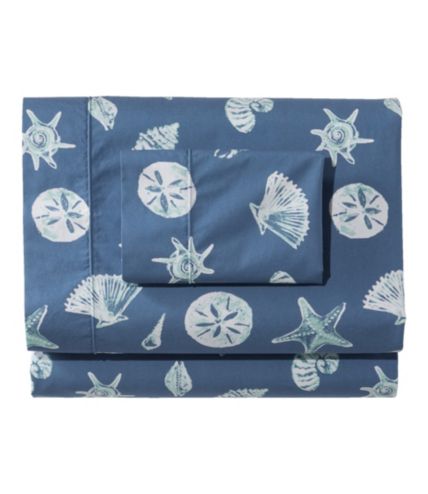 Seashell Percale Sheet Collection | Sheets at L.L.Bean