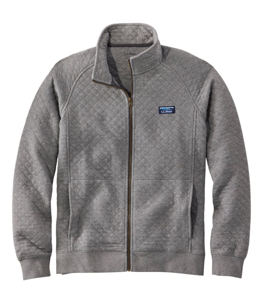 Men's L.L.Bean Quilted Sweatshirt, Full-Zip | Sweatshirts & Fleece at L ...