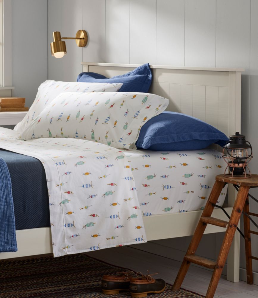 Sara Fitz™ Buoy Percale Sheet Collection | Sheets at L.L.Bean