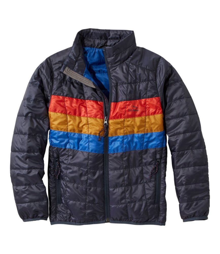 Kids' Primaloft Packaway Jacket, Colorblock | Jackets & Vests at L.L.Bean
