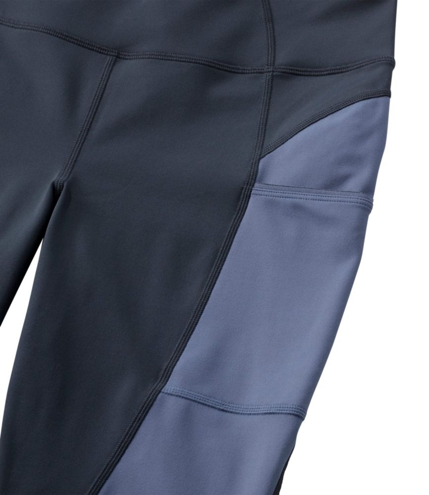 Women's Everyday Performance 7/8 Tights, High-Rise Pocket Colorblock ...