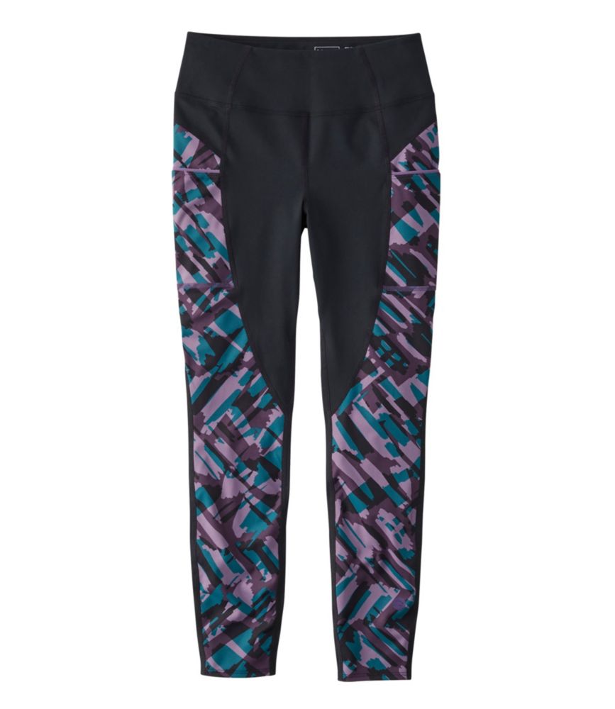 Women's Everyday Performance 7/8 Tights, High-Rise Pocket Colorblock ...