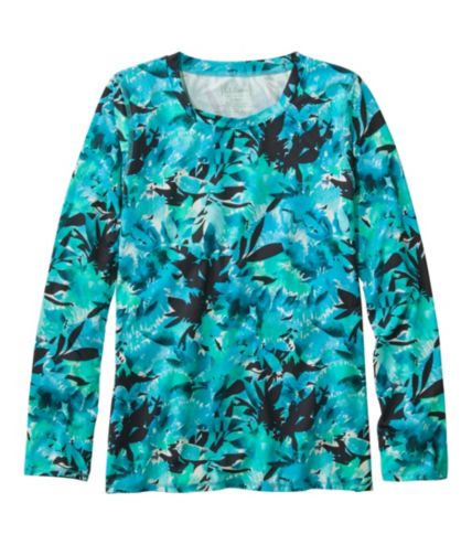 Women's SunSmart® UPF 50+ Sun Shirt, Print | Cover-Ups & Rash Guards at ...