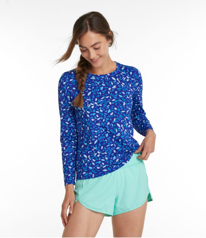 Women's SunSmart® UPF 50+ Sun Shirt, Print | Swimwear at L.L.Bean