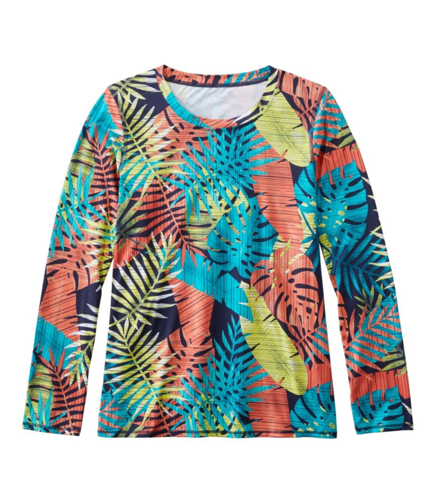 Women's SunSmart® UPF 50+ Sun Shirt, Print | Swimwear at L.L.Bean