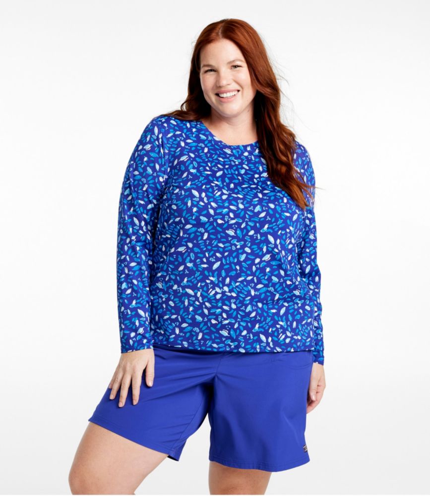 Women's SunSmart® UPF 50+ Sun Shirt, Print | Swimwear at L.L.Bean