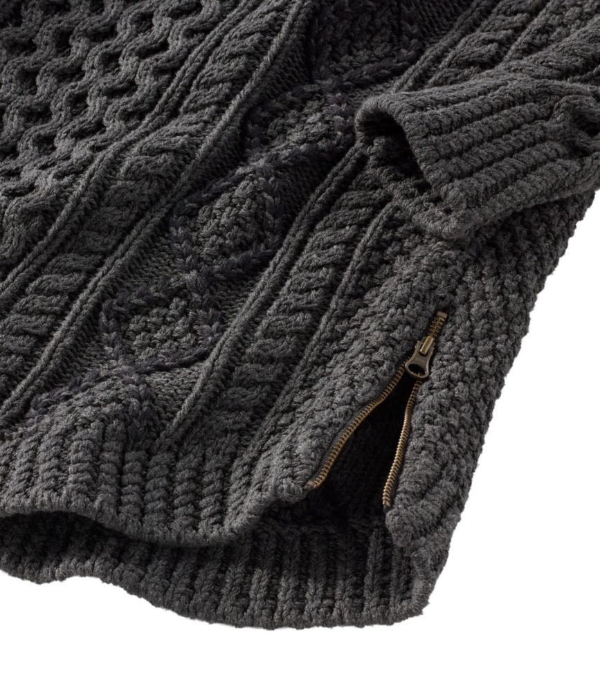 Women's Signature Cotton Fisherman Tunic Sweater, Rope | Sweaters at L ...