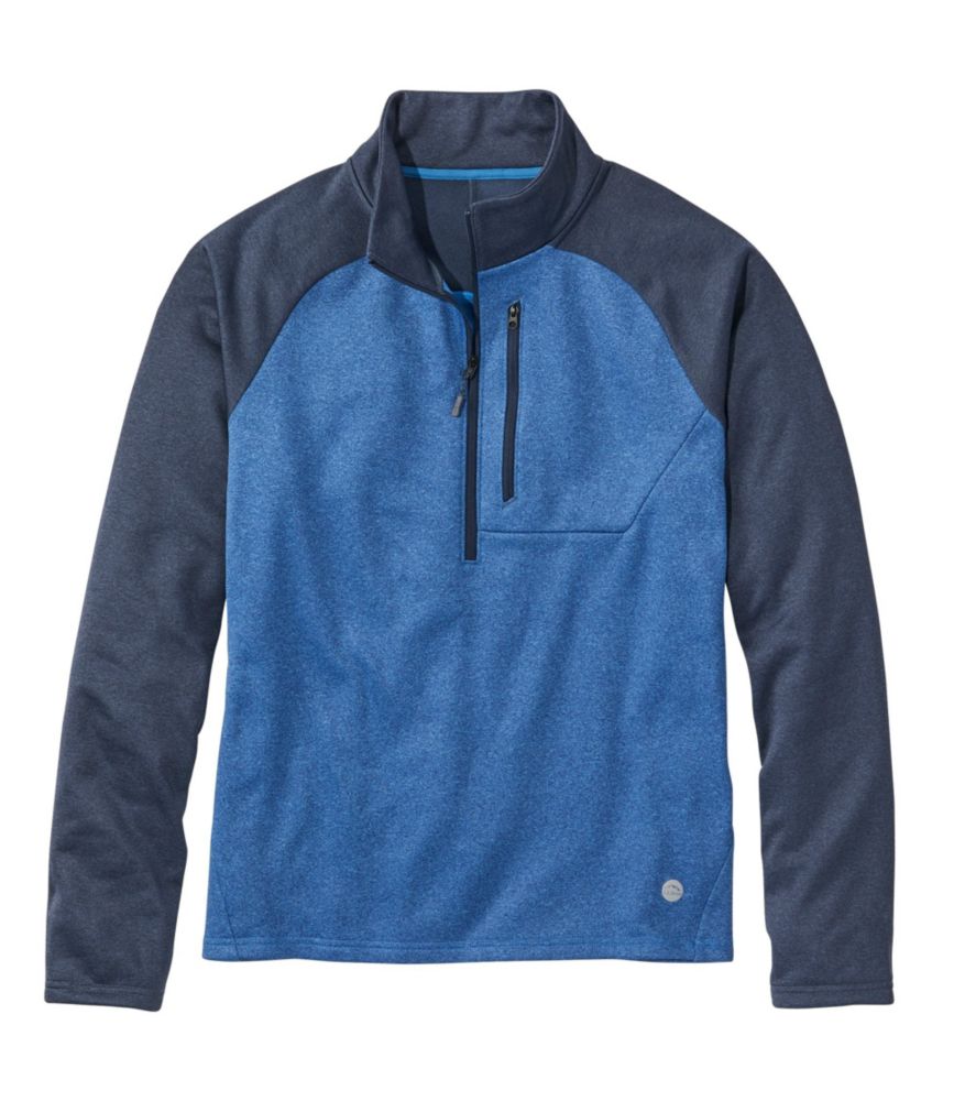 Men's Mountain Fleece Half-Zip, Colorblock | Sweatshirts at L.L.Bean