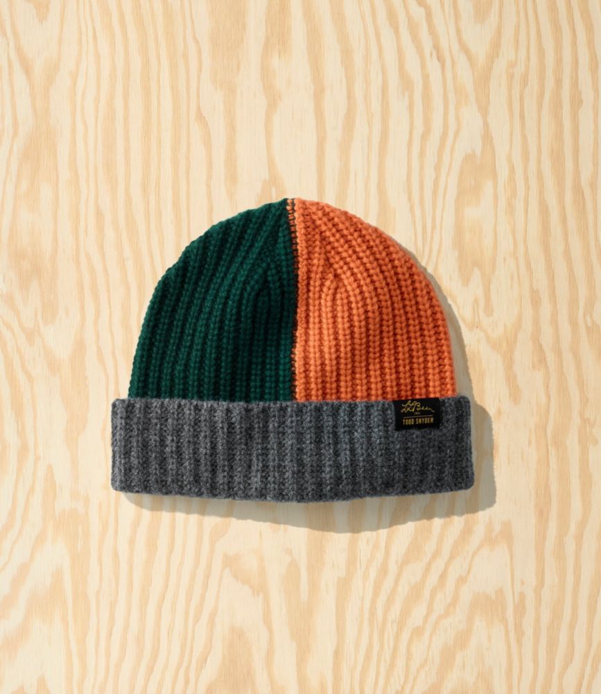 Men's L.L.Bean x Todd Snyder Wool/Cashmere Watch Cap, Colorblock ...