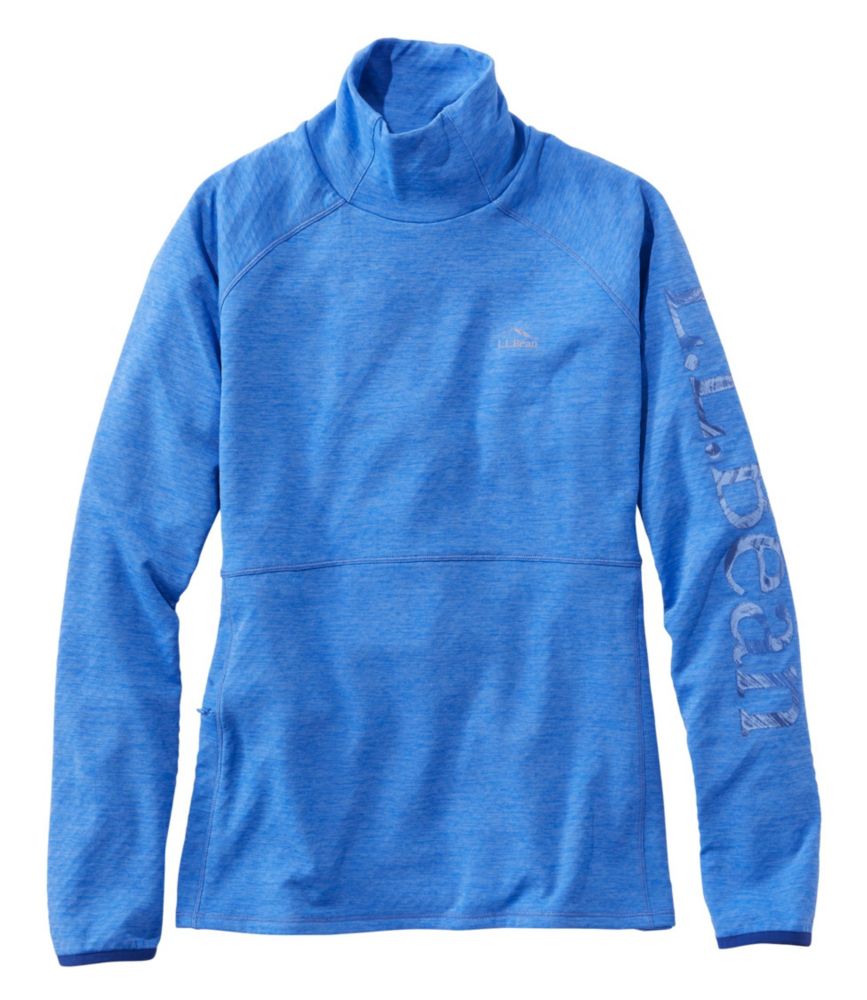 Women's Adventure Grid Fleece Turtleneck, Logo | Sweatshirts & Fleece ...