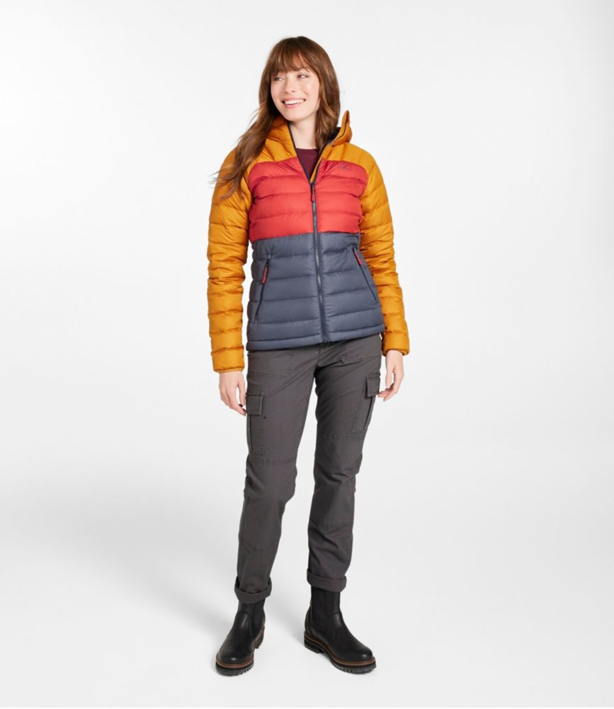 Women's Bean's Down Hooded Jacket, Colorblock | Women's at L.L.Bean