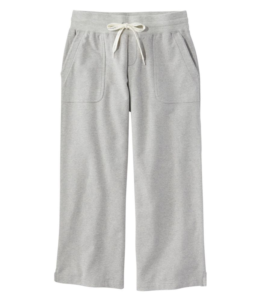 Women's L.L.Bean 24/7 Sweatpants, Mid-Rise Wide-Leg Crop | Pants ...