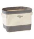 Canvas Storage Tote, Rectangular | Baskets & Totes at L.L.Bean