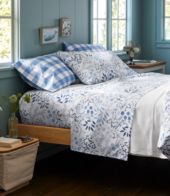 280-Thread-Count Pima Cotton Percale Sheet Set, Check | Sheets at L.L.Bean