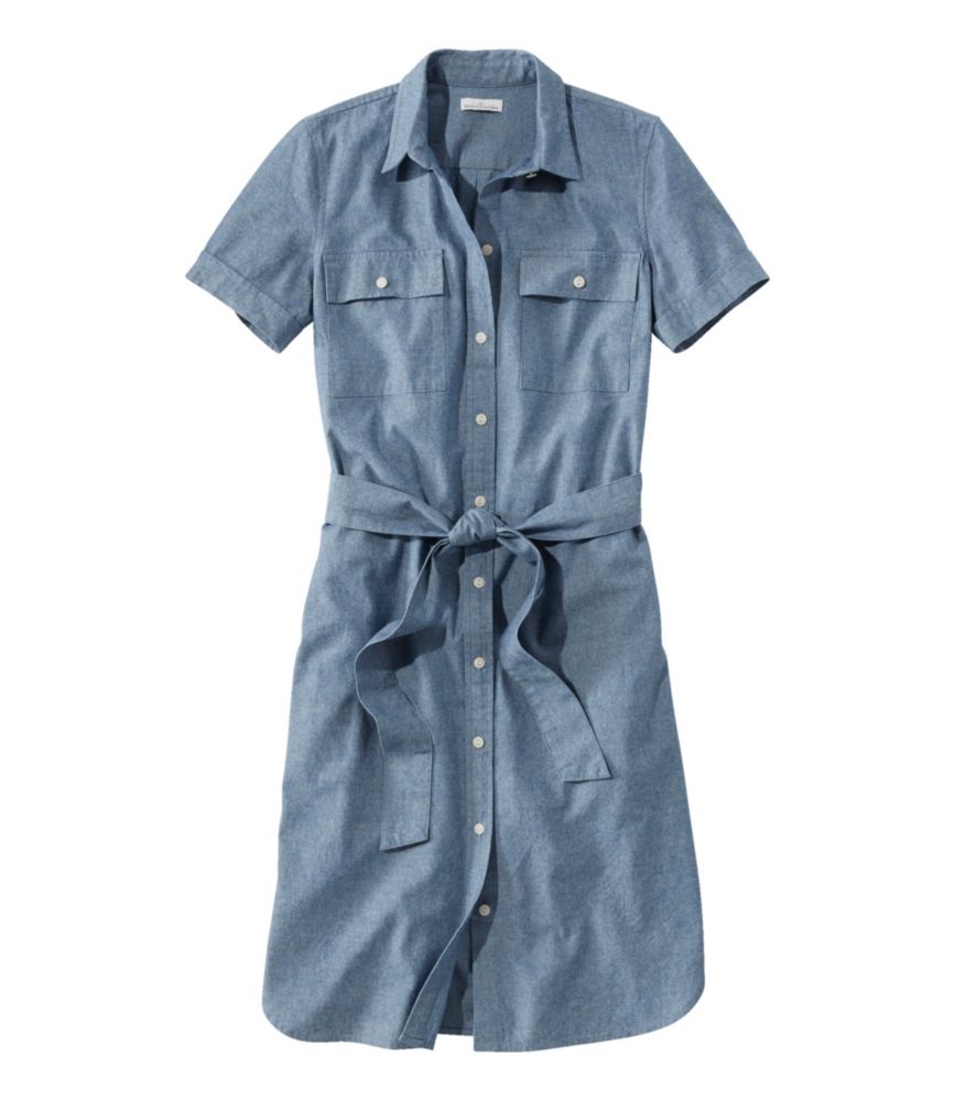 Women's Signature Chambray Shirt Dress | Dresses & Skirts at L.L.Bean