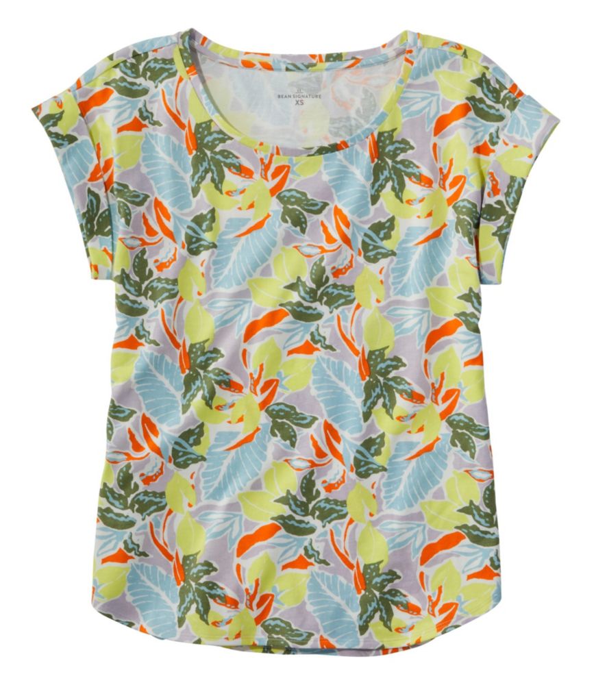 Women's Signature Rangeley Cotton Tee, Scoopneck | Shirts & Tops at L.L ...