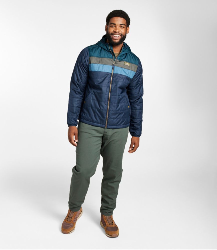 Men's Mountain Classic Puffer Hooded Jacket, Colorblock | Men's at L.L.Bean