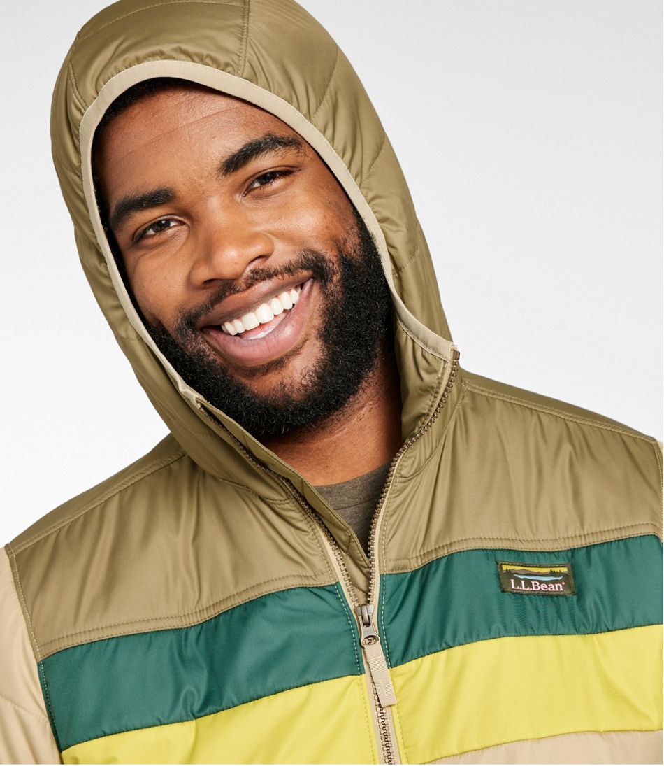 Men's Mountain Classic Puffer Hooded Jacket, Colorblock Men's Mountain Classic Puffer Hooded Jacket, Colorblock