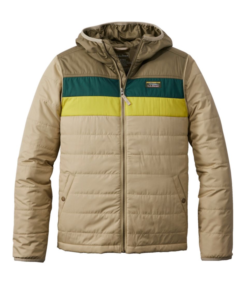 Men's Mountain Classic Puffer Hooded Jacket, Colorblock Men's Mountain Classic Puffer Hooded Jacket, Colorblock