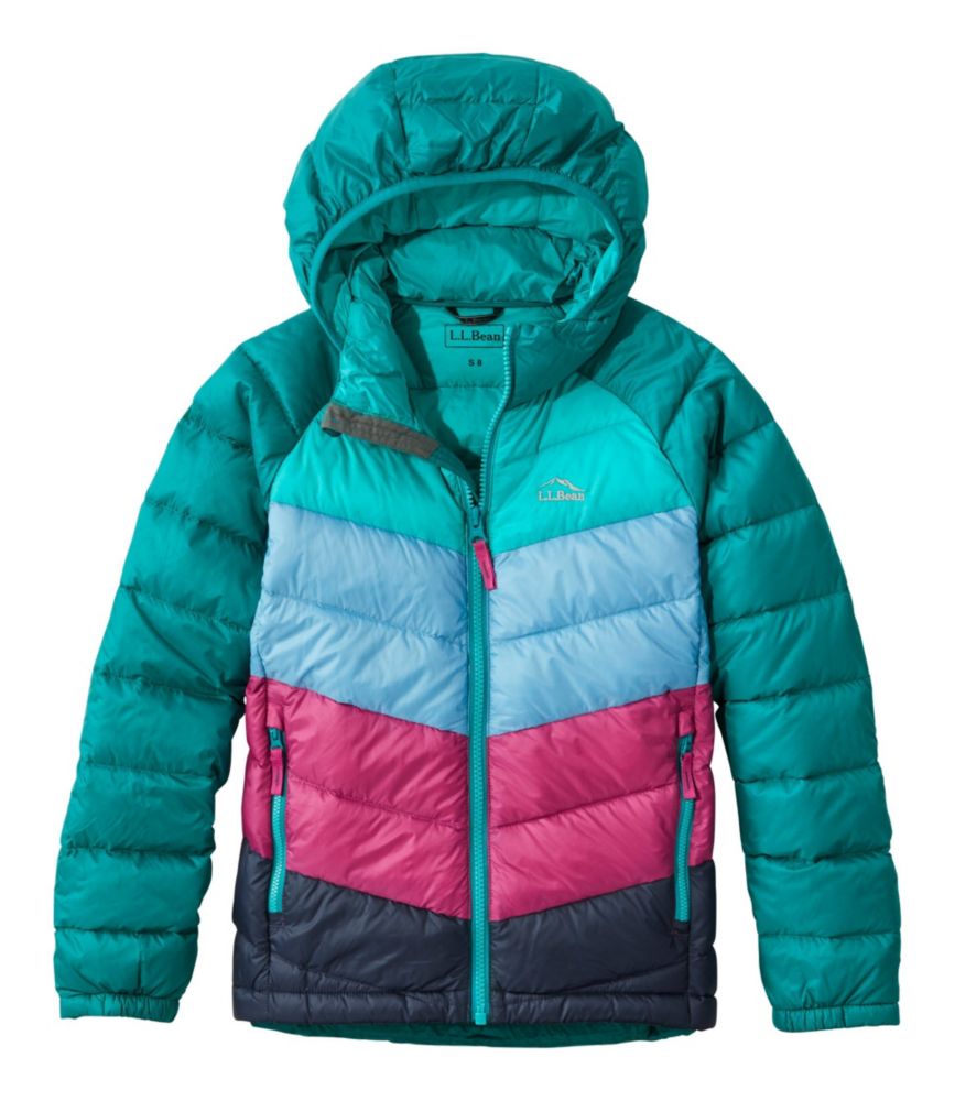 Kids' Ultralight 650 Down Jacket, Colorblock | Jackets & Vests at L.L.Bean
