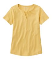 Women's L.L.Bean Tee, Short-Sleeve Notch-Neck | Tees & Knit Tops at L.L ...