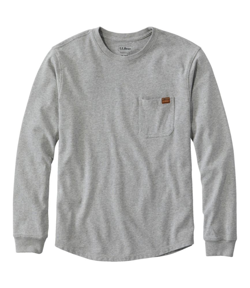 Men's BeanBuilt Cotton Tees, Pocket, Long-Sleeve | T-Shirts at L.L.Bean