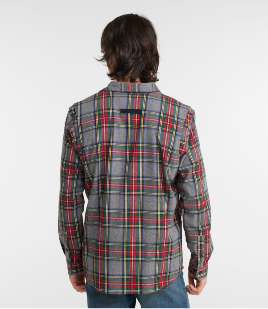 Men's Heritage Scotch Plaid Flannel Shirt, Slightly Fitted Untucked Fit ...
