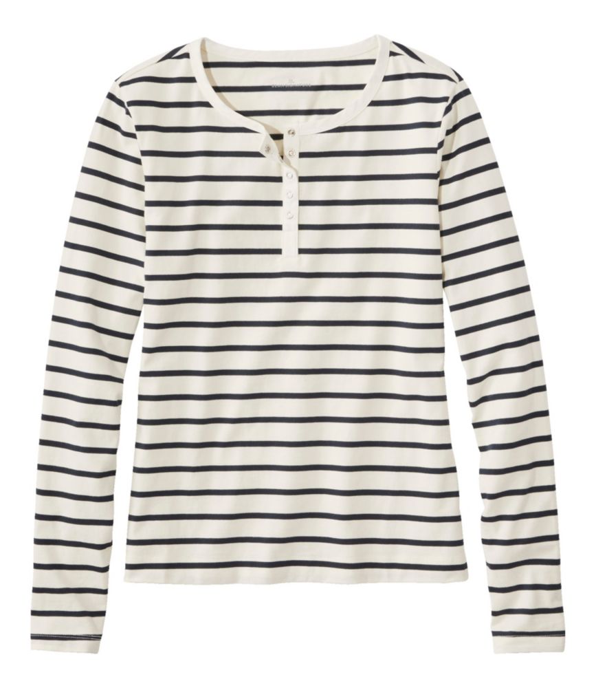 Women's Signature Rangeley Cotton Tee, Henley | Shirts & Tops at L.L.Bean