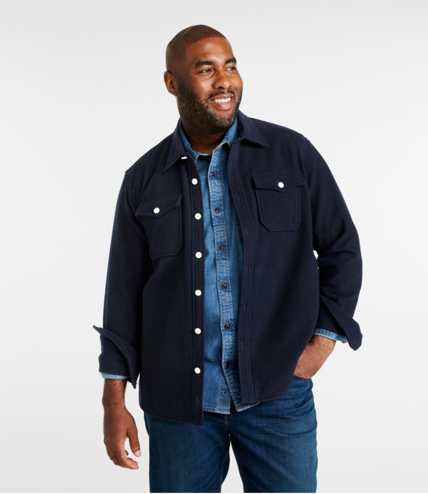 Men's Signature Wool Blend Shirt Jac | Shirts at L.L.Bean