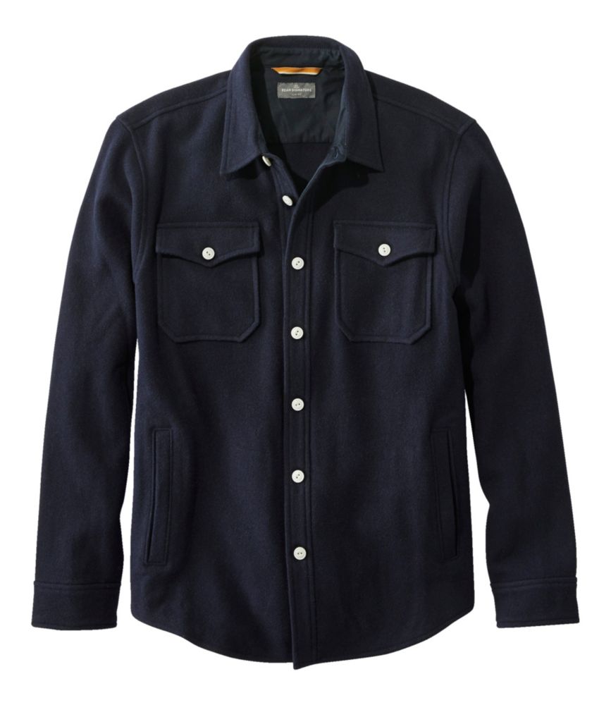Men's Signature Wool Blend Shirt Jac | Shirts at L.L.Bean