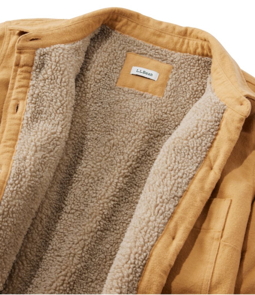 Women's Heritage Chamois Shirt, Sherpa-Lined Shacket | Shirts & Tops at ...