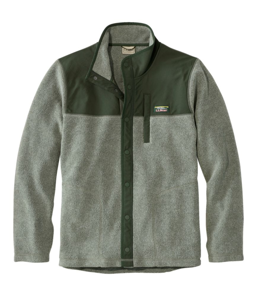 Men's Tumbled Sherpa, Snap-Front | Sweatshirts & Fleece at L.L.Bean