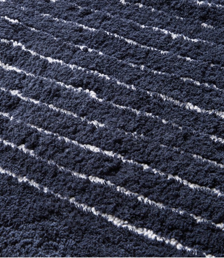 Premium Cotton Bath Mat, Nautical Stripe