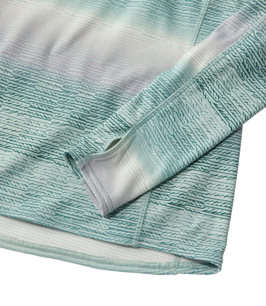 Women's L.L.Bean Heavyweight Base Layer Crew, Long Sleeve Print | Base ...