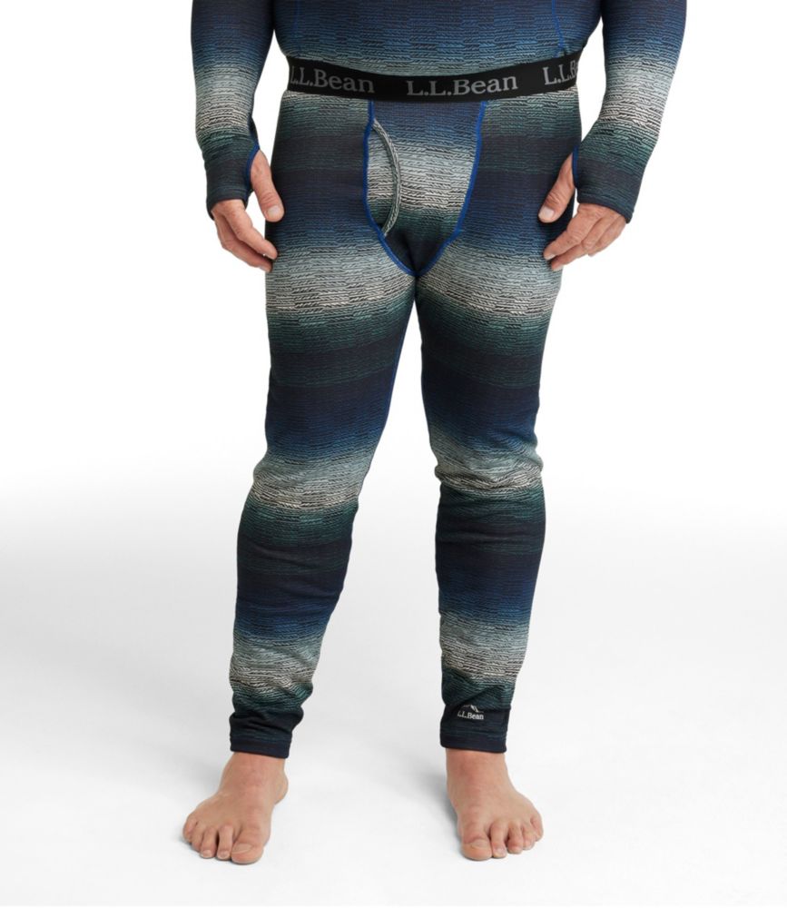 Men's L.L.Bean Heavyweight Base Layer Pants, Print | Base Layers at L.L ...