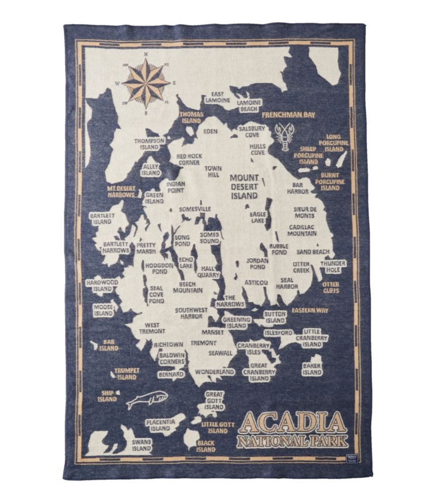 Acadia National Park Throw | Blankets & Throws at L.L.Bean
