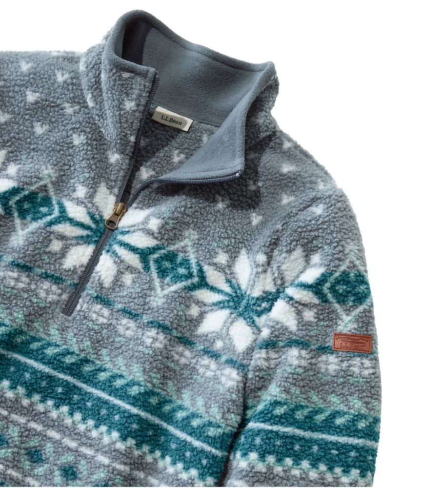 Women's Cozy Cottage Fleece, Quarter-Zip Print | Sweatshirts & Fleece ...
