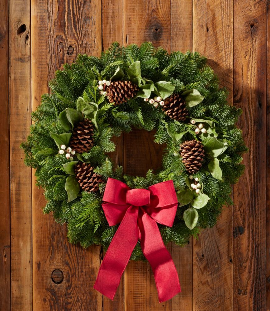 Snow Berry Wreath | Fresh Wreaths & Greenery at L.L.Bean
