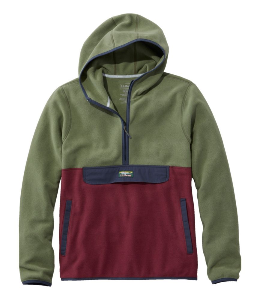 Men's Trail Fleece, Half-Zip Hooded Colorblock | Sweatshirts & Fleece ...