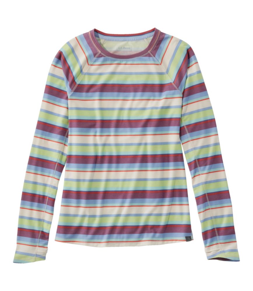 Women's Everyday SunSmart® Tee, Crewneck Long-Sleeve Stripe | Tees ...