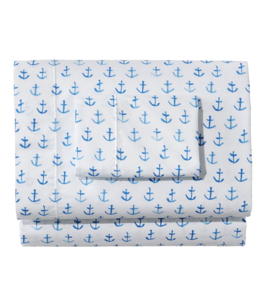 Sara Fitz™ Anchor Percale Sheet Collection | Sheets at L.L.Bean