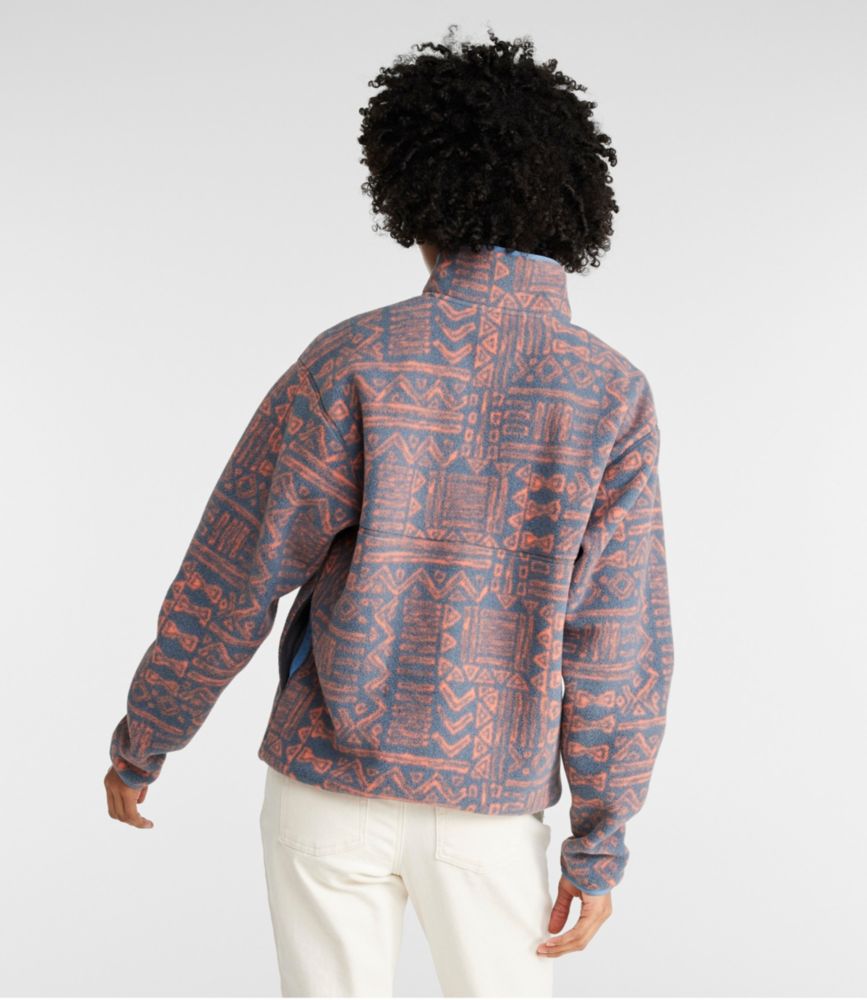 Adults' Bean's Classic Fleece Pullover, Print | Men's at L.L.Bean