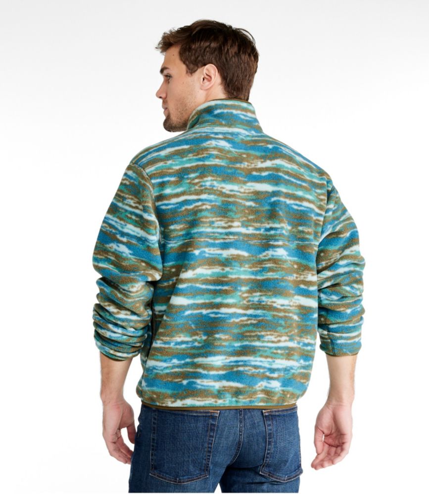 Adults' Bean's Classic Fleece Pullover, Print | Men's at L.L.Bean